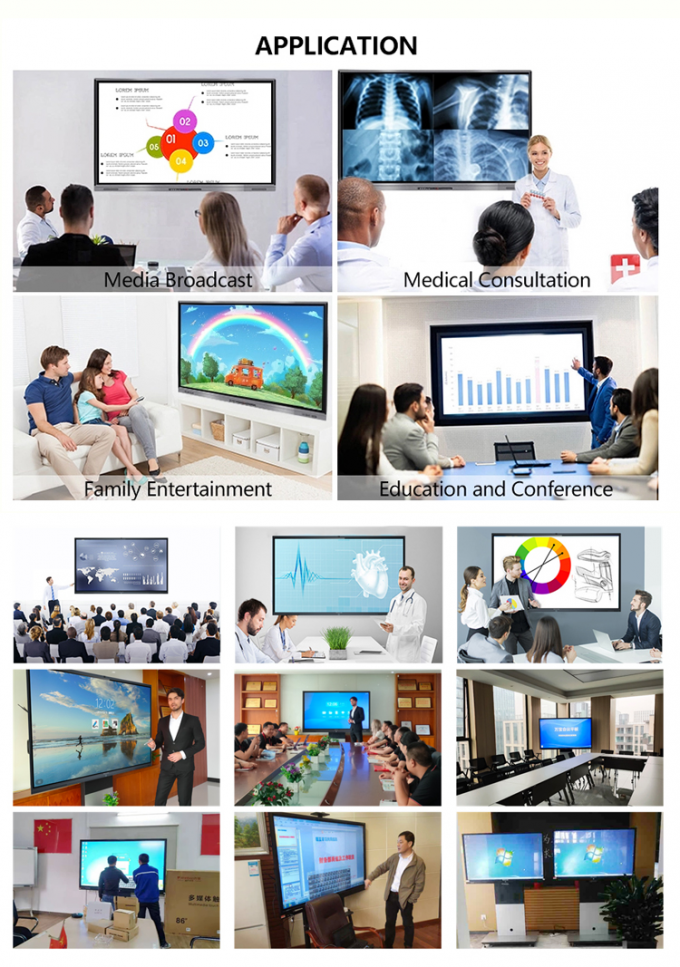 86 Inch Interactive Display Electronic Digital Interactive Whiteboard ...