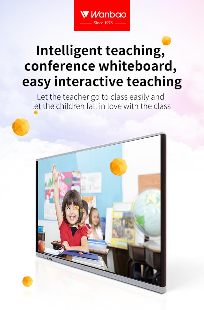Electronic Education Interactive Whiteboard 86 Inch Smart Multimedia ...